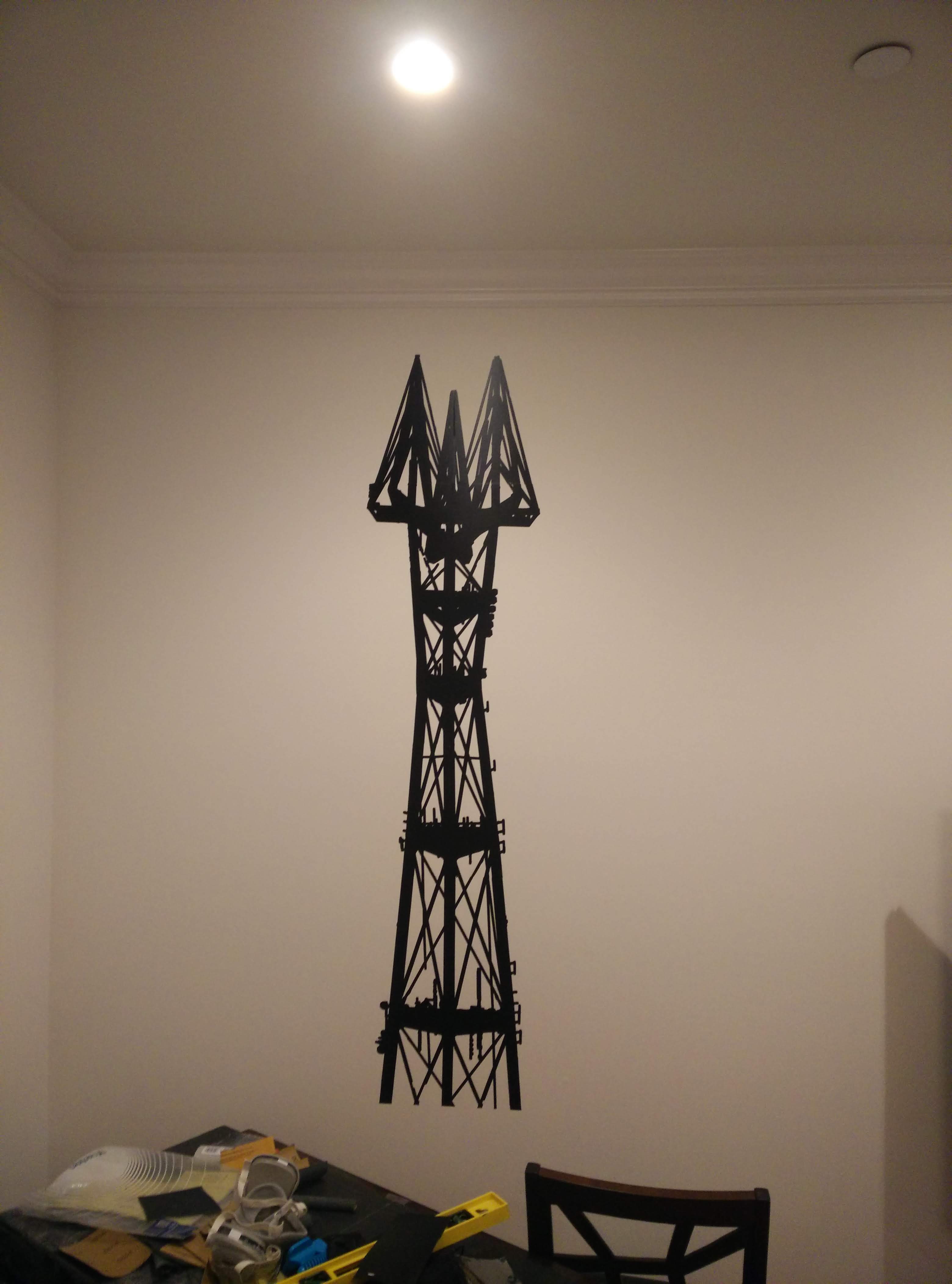 Sutro Tower Vinyl Art | xkyle.com