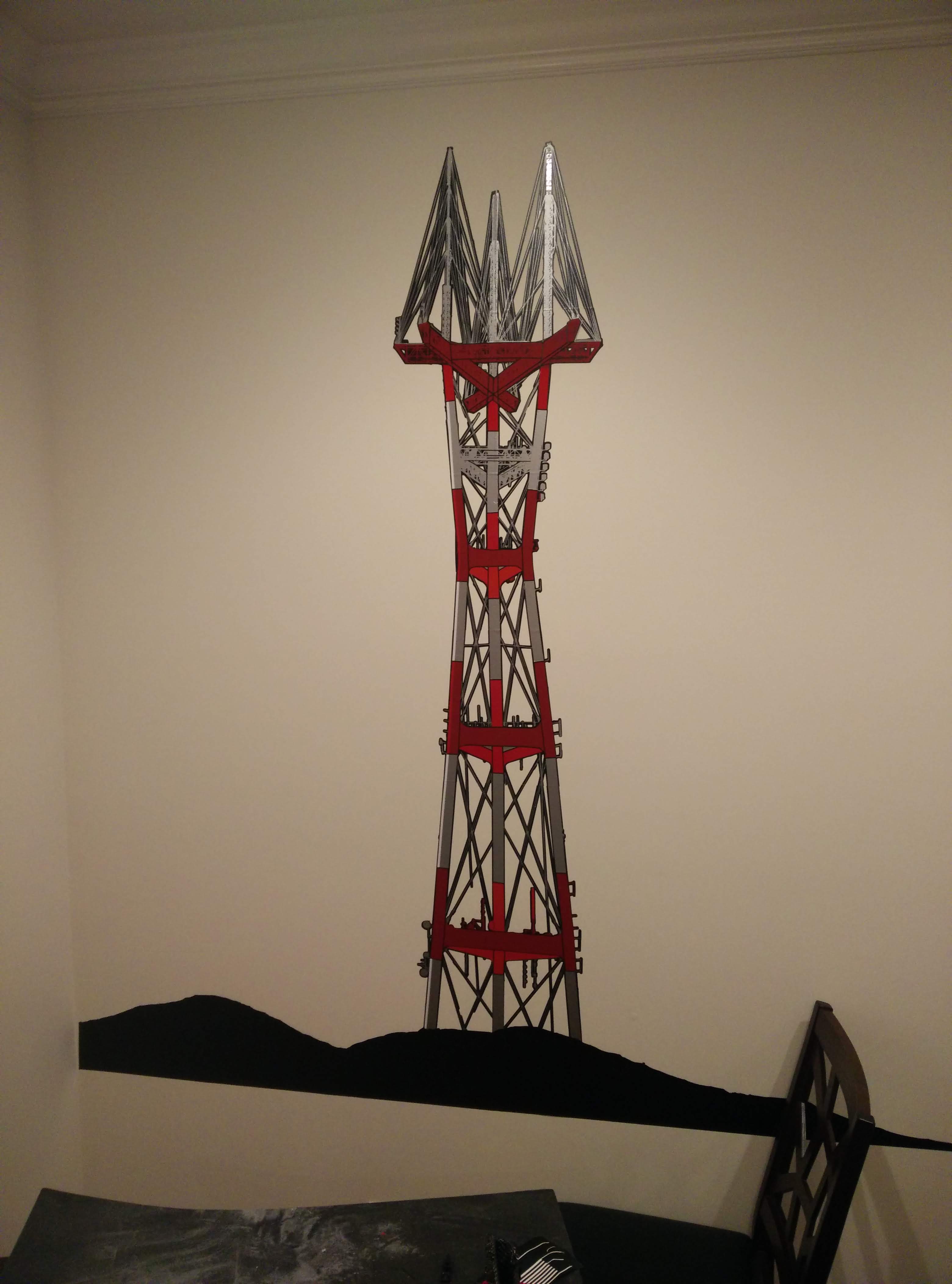 Sutro Tower Vinyl Art | xkyle.com